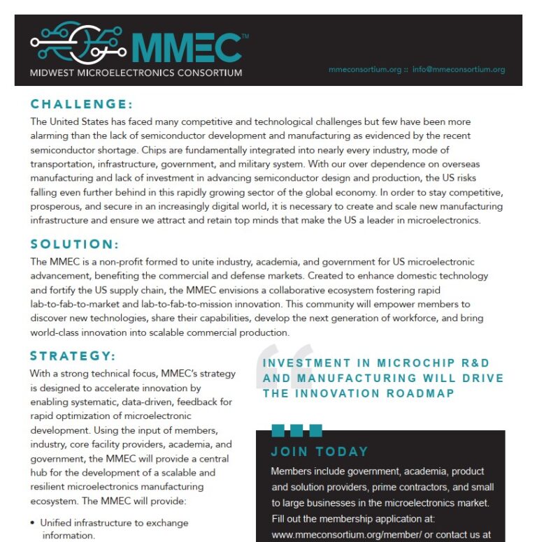 Emphasis Areas – Midwest Microelectronics Consortium- MMEC